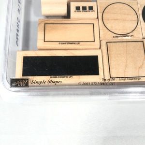 Stampin' Up! | Office | Stampin Up Simple Shapes Stamp Set Of | Poshmark